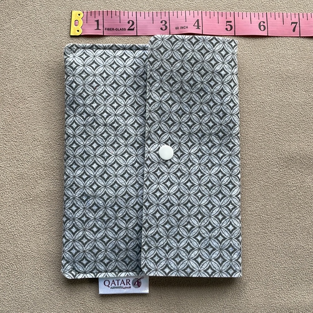 Qatar Airways Pouch - Empty Amenity Kit - Gem